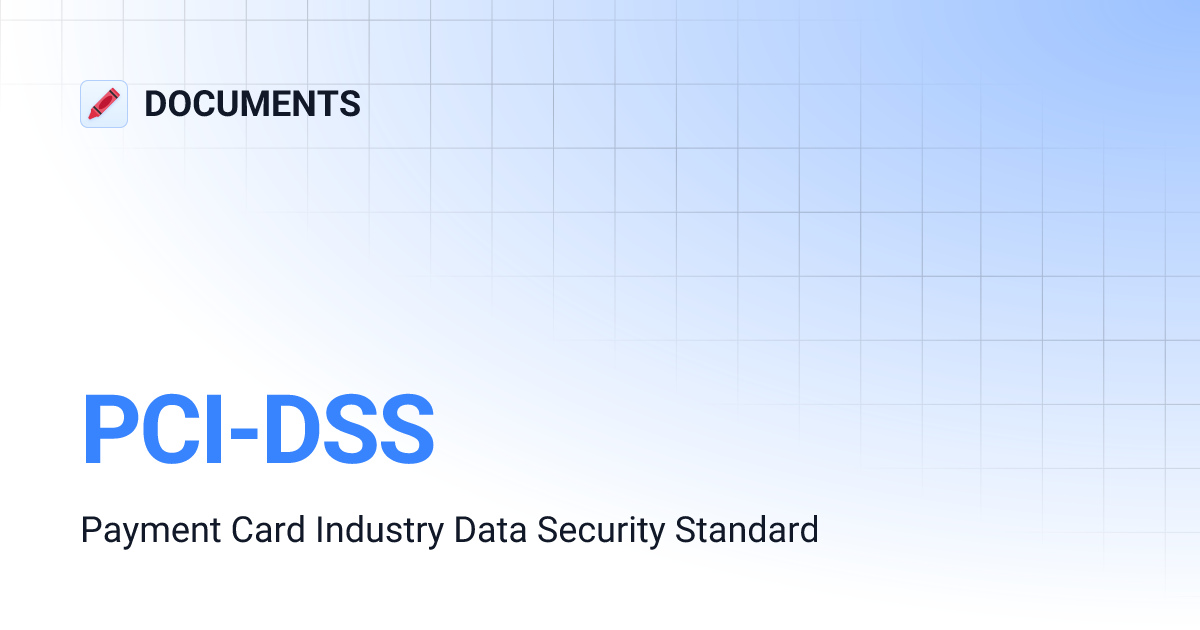 PCI-DSS | DOCUMENTS